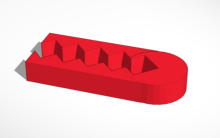 3D design clip - Tinkercad