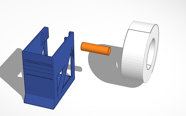3D design Asset Label Dispenser - Tinkercad