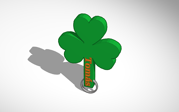 3D design Keyring for father's day | Tinkercad