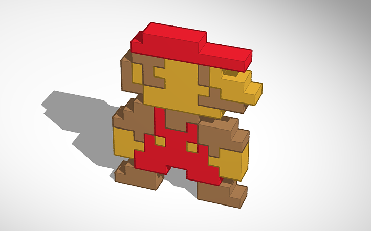 3D design Mario - Tinkercad