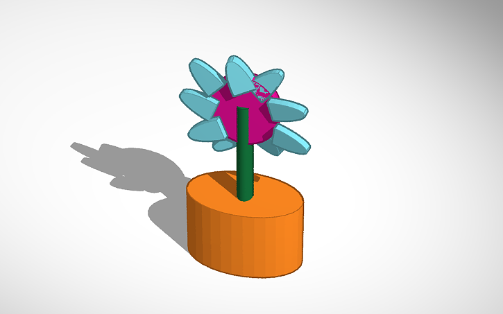3D design layla's flower | Tinkercad