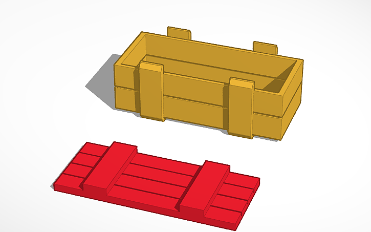 3d Design Ammo Crate 1 35 Tinkercad