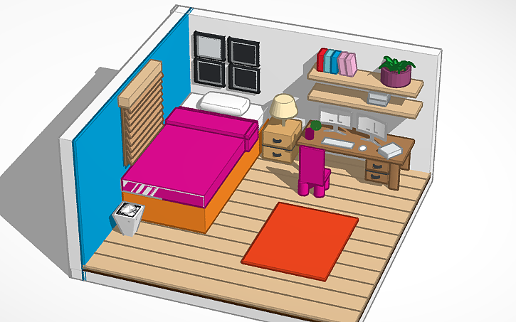 3D design Quarto 3D - Tinkercad