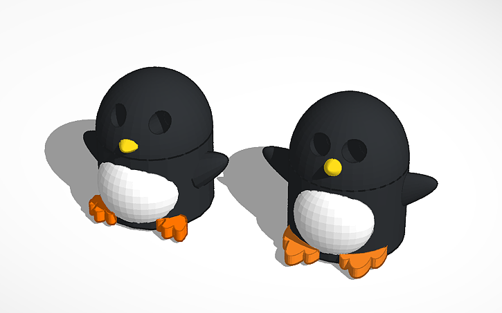 3D design Recreating Peter Penguin | Tinkercad 3D design Recreating Peter Penguin | Tinkercad