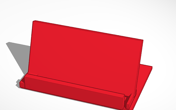 3D design iphone stand - Tinkercad