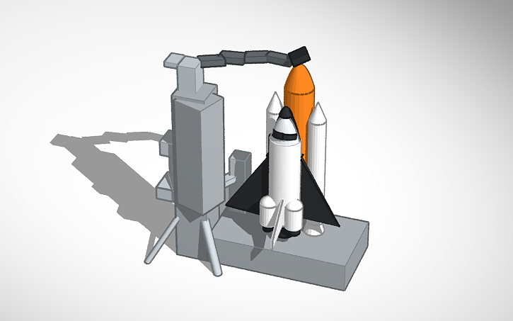 3D design Space Shuttle Deluxe (Please Leave a Like!) - Tinkercad
