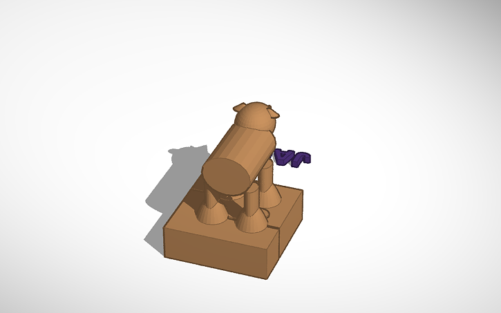 3D design BEAR - Tinkercad