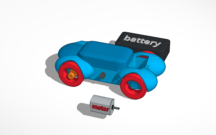 3D design Car Parts - Tinkercad