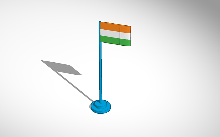 3D design Flag | Tinkercad