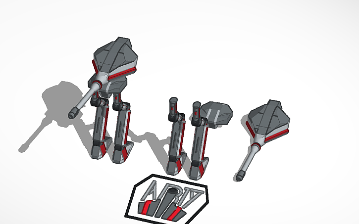 3D design Heavy Artillery Mech Mk.I (HAMM1) | Tinkercad