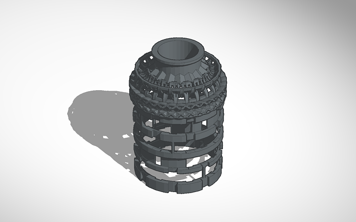 3D design Industrial Light Fixture - Tinkercad