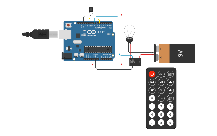 Circuit design IR sensor - Tinkercad
