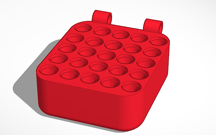 3D design shotgun shell box piece 1 | Tinkercad