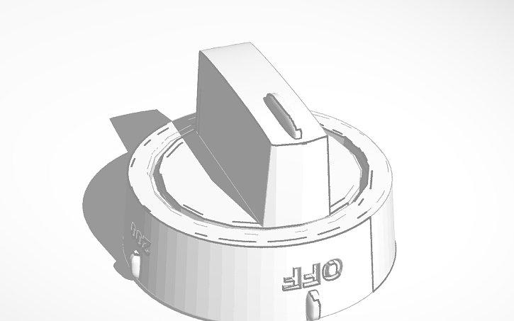 3D design oven knob | Tinkercad