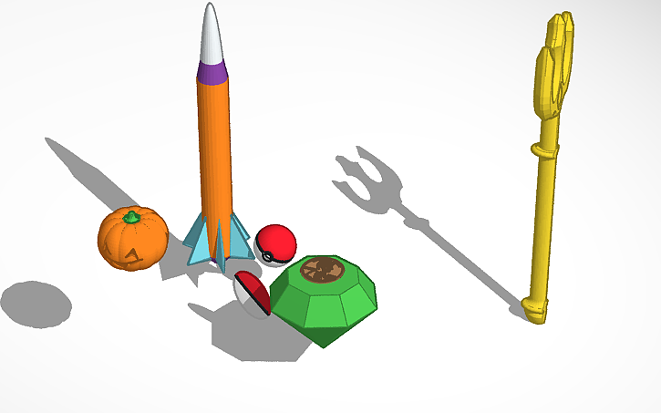 3d Design Just A Random Mess Of Objects Tinkercad