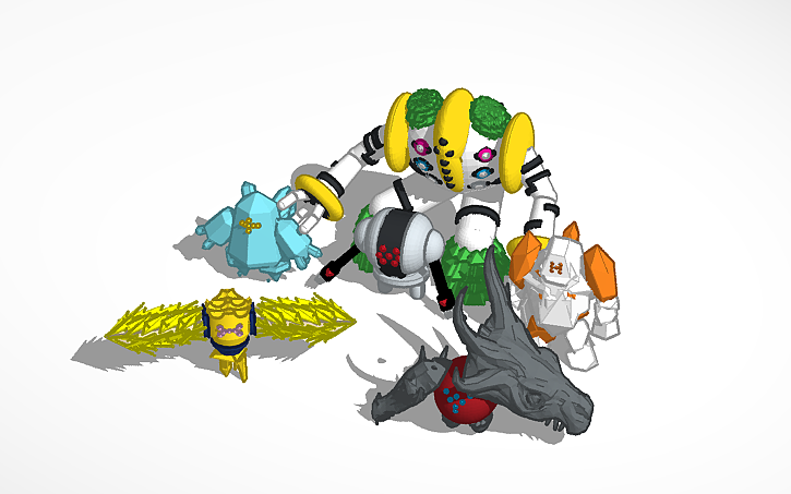 3D design REGICE/REGIROCK/REGISTEEL/REGIELEKI/REGIDRAGO/REGIGIGAS ...