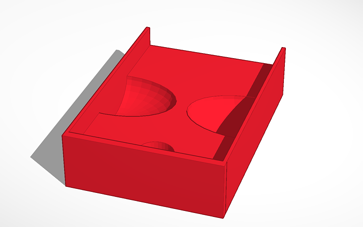 3D design Mini golf hole 8, course 2 - Tinkercad