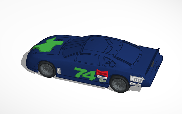 3D design NASCAR - Tinkercad