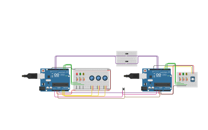 Circuit design Remote-Controlled NeoPixel - Tinkercad