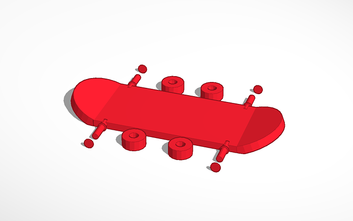 3D design Skateboard - Tinkercad