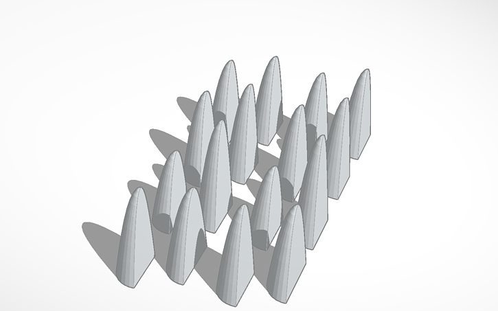3D design Side teeth - Tinkercad