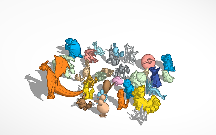 3D design Pokemon - Tinkercad