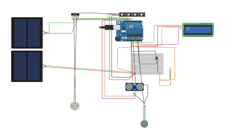 Circuit design Silico-hack-E-arth - Tinkercad
