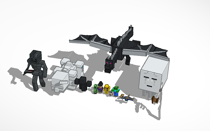 3D design minecraft - Tinkercad