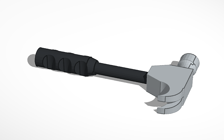 3D design Martillo - Tinkercad