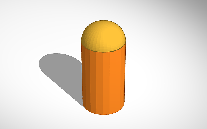 3D design bullet | Tinkercad
