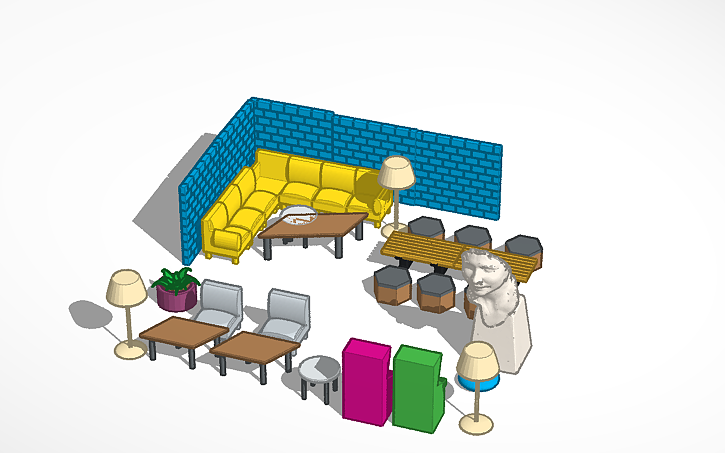 3D design ADI`S HANGOUT PLACE - Tinkercad