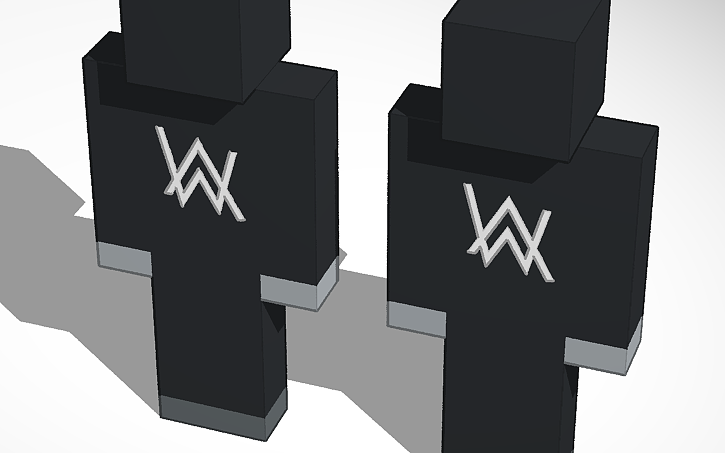 3D design Alan Walker - Tinkercad