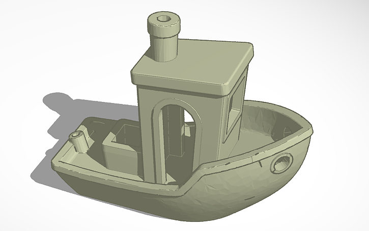 3D design Benchy Boat - Tinkercad