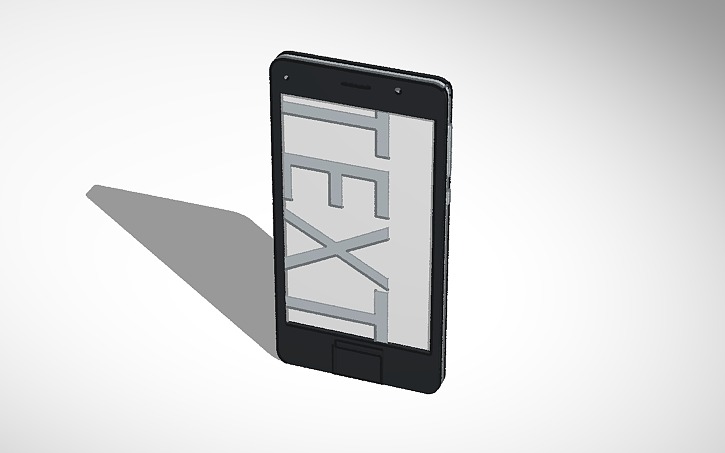 3D design Mobile phone | Tinkercad