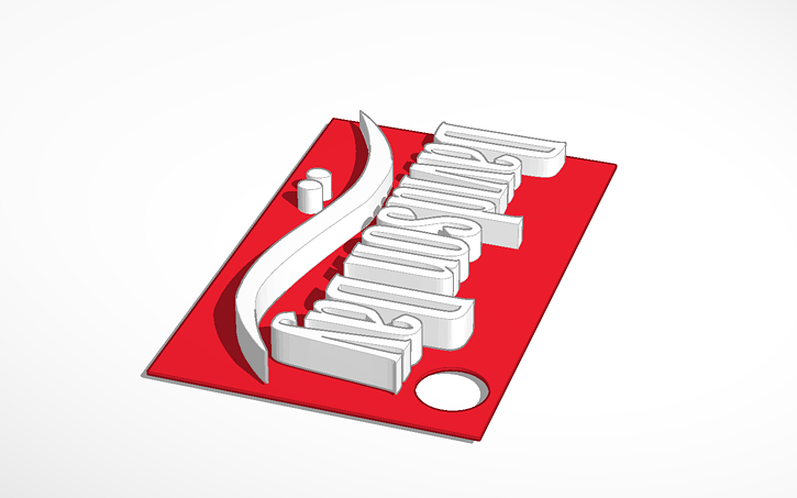 3D design Davidson Day Logo - Tinkercad
