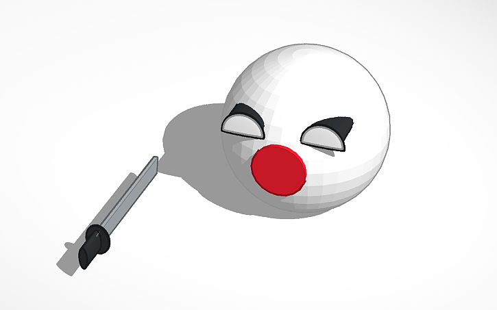 3D design Japan ball - Tinkercad