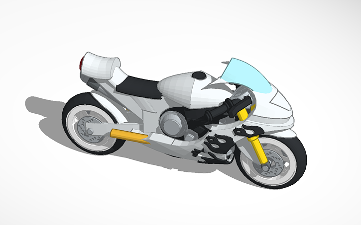3D design Motorcycle - Tinkercad