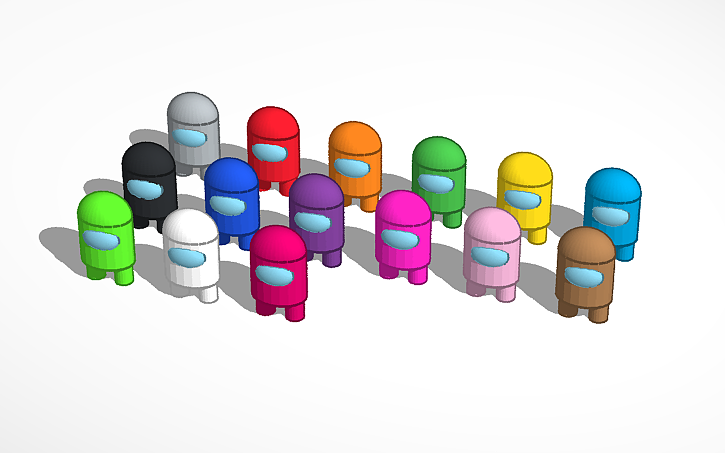 3D design Among us Models - Tinkercad
