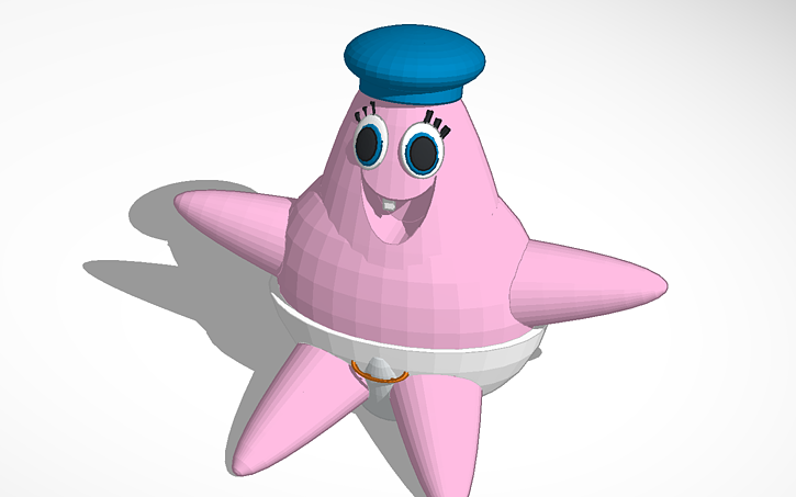 3D design Patrick Star | Tinkercad