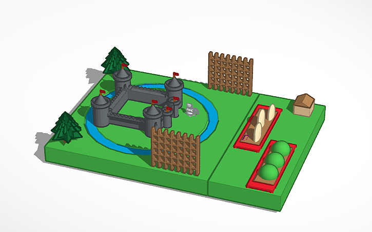 3D design Feudalismo - História - Tinkercad