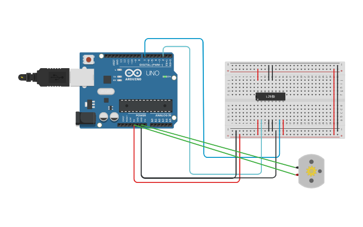 Circuit design DRIVERS | Tinkercad