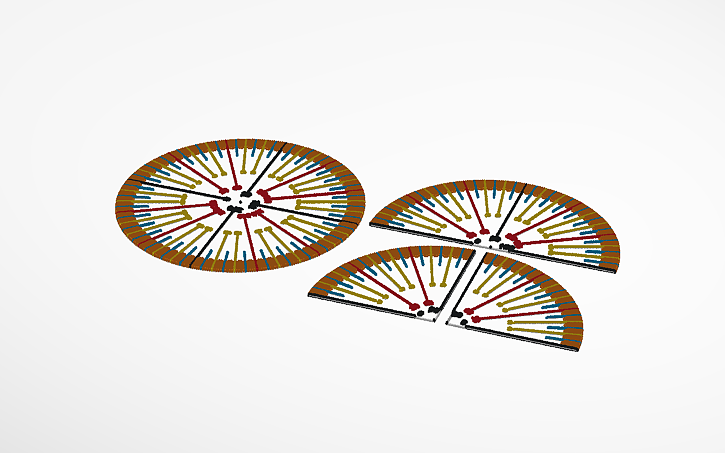 3D design Protractor - Tinkercad