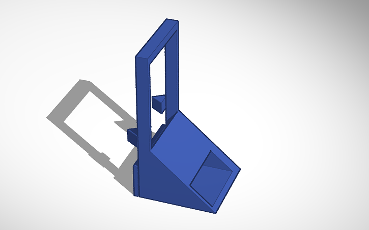 3D design phone stand - Tinkercad
