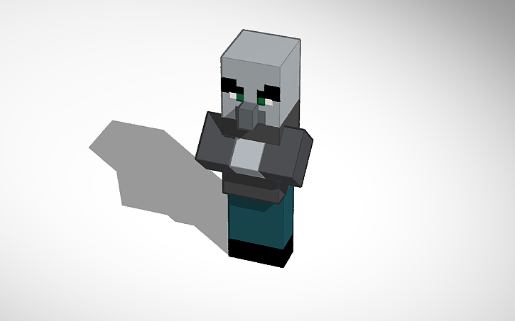 3D design Minecraft Vindicator - Tinkercad