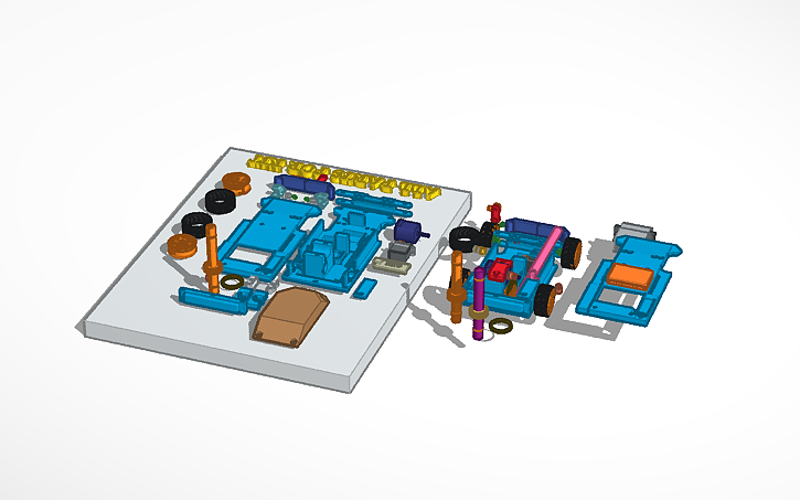 3D design RC CAR V4 | Tinkercad
