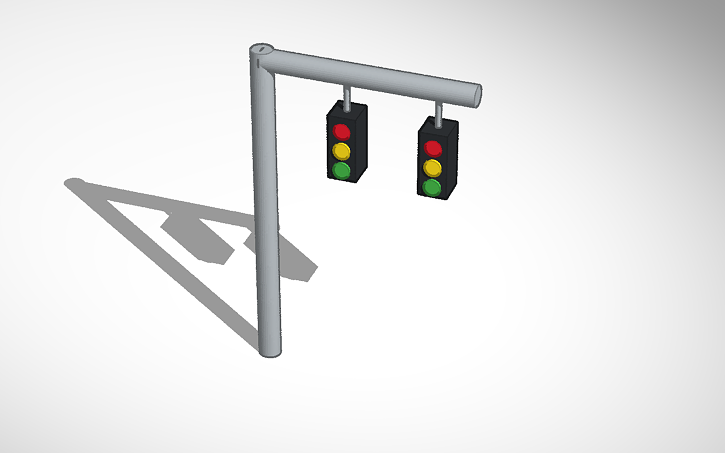 3D design Street light - Tinkercad