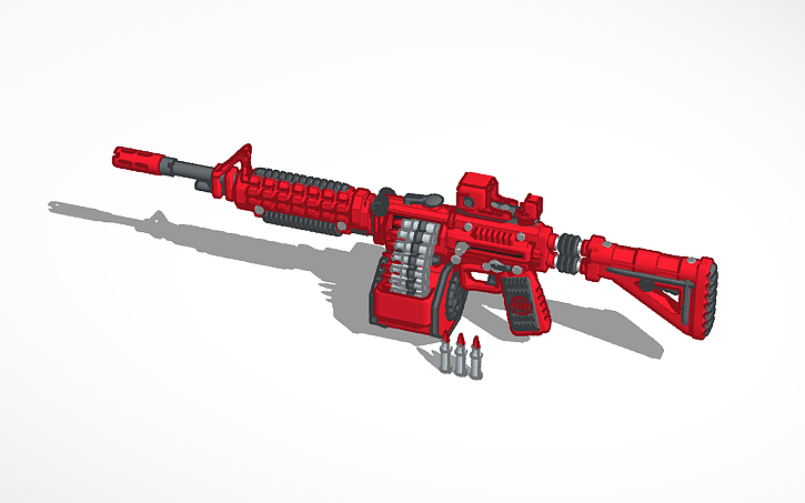 3D design DIHHMG-X1A - Dragon Industries "Hammer" Heavy Machine Gun ...