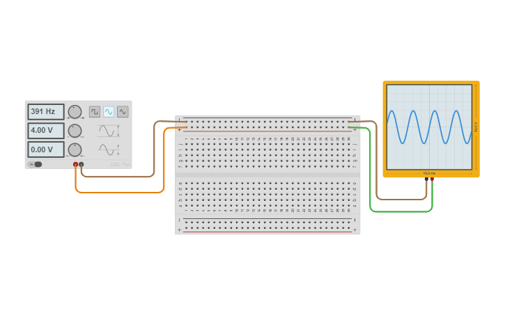 Circuit design Generador de funciones - Tinkercad