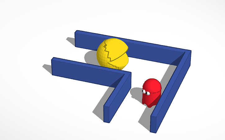 3D design PACMAN | Tinkercad