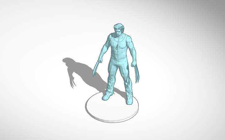 3D design Wolverine - Tinkercad